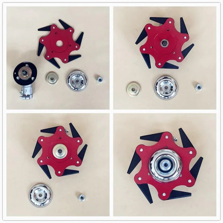 SuperCut : 6-Klingen-Trimmerkopf aus Stahl – Shiraki