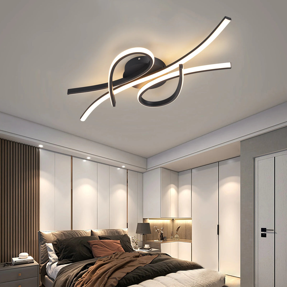Lucia Modern LED Deckenleuchte Dimmbar | Shiraki