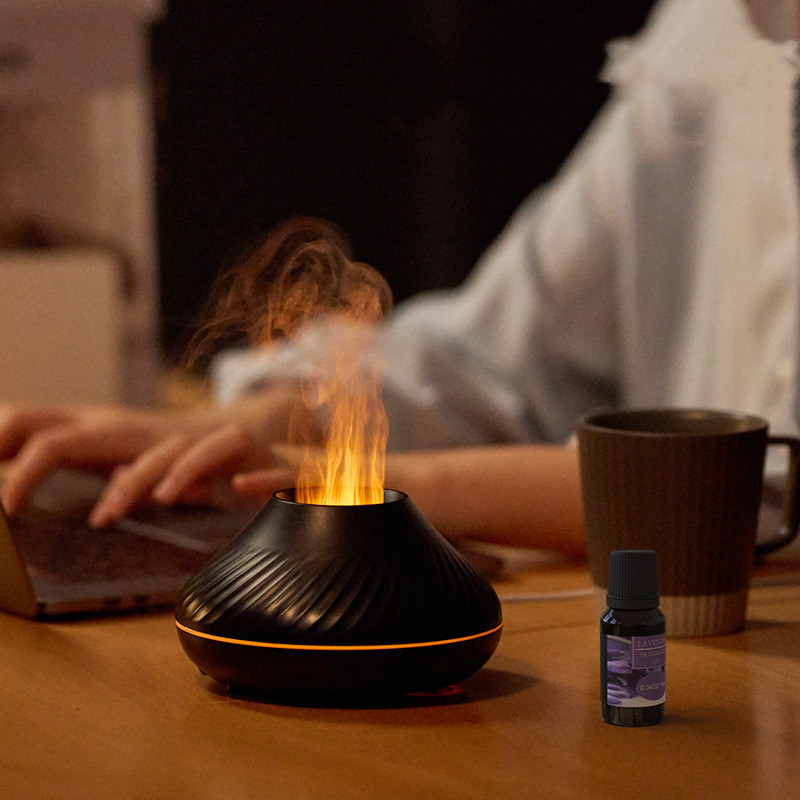 Mistaki - Aroma Diffuser in Tontopf Optik mit LED - Shiraki