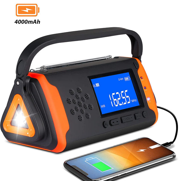 Suraki - Survival Radio - Notfallradio mit Kurbel oder Solar Antrieb ...